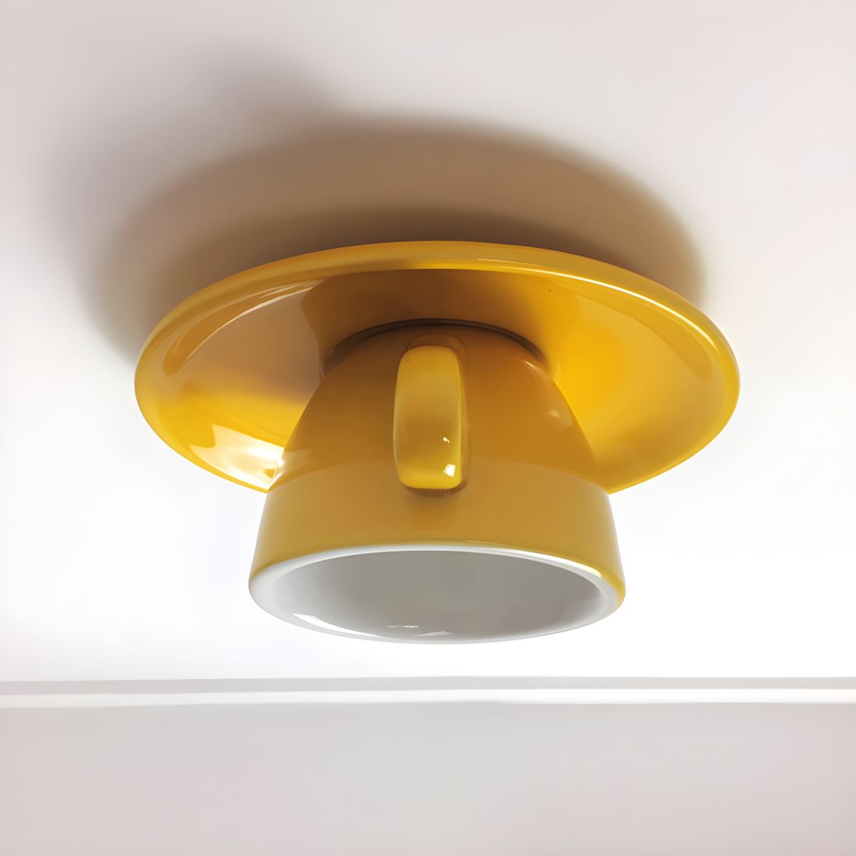 Valentina Ceramic Coffee Cup Flush Mount Ceiling Light – Twilight & Co