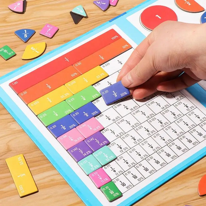 Magnetic Fraction Learning Board for Kids – Twilight & Co