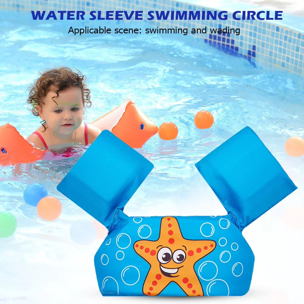 Kids’ Swim Arm Float and Safety Vest for Water Confidence – Twilight & Co