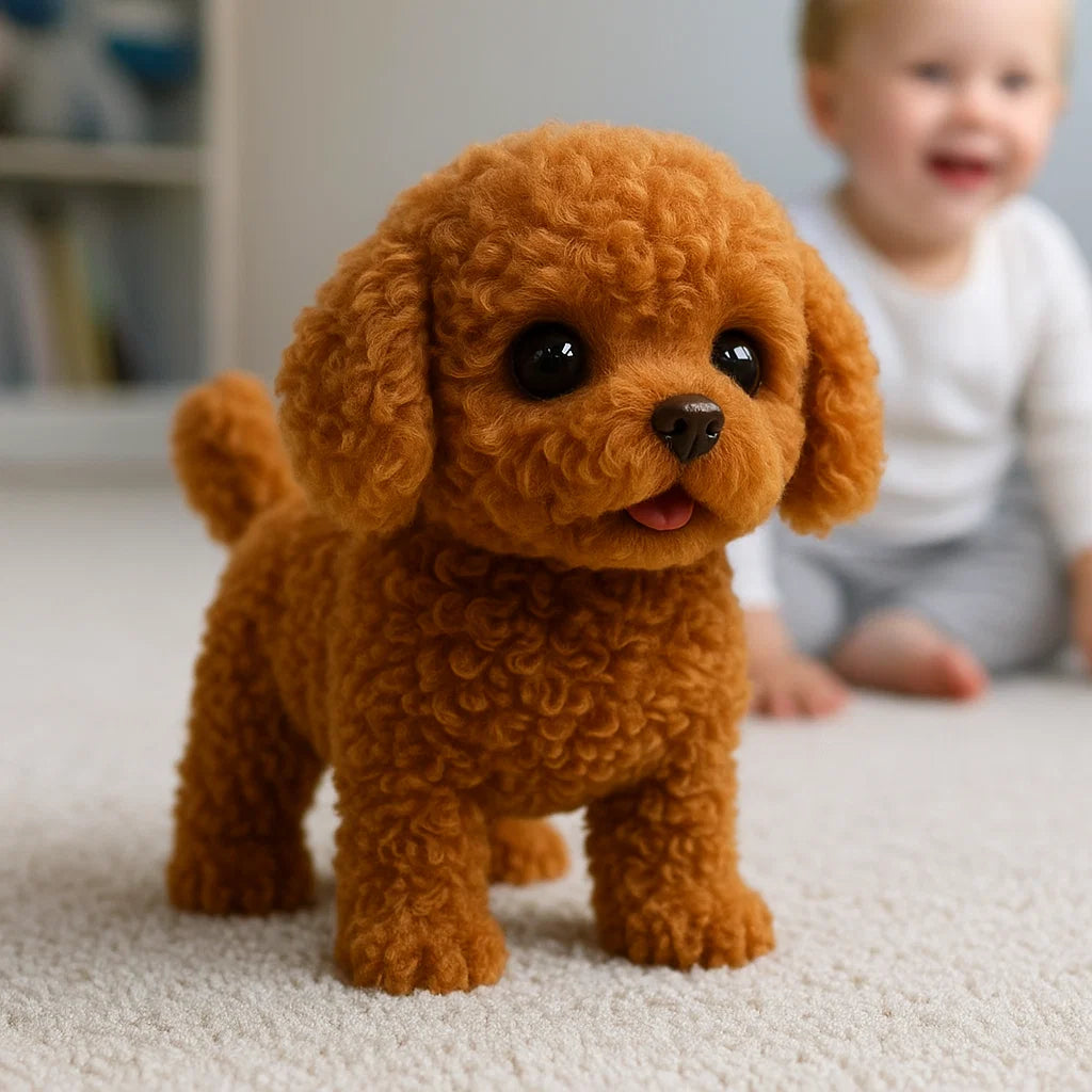 Realistic Interactive Plush Puppy Toy – Twilight & Co