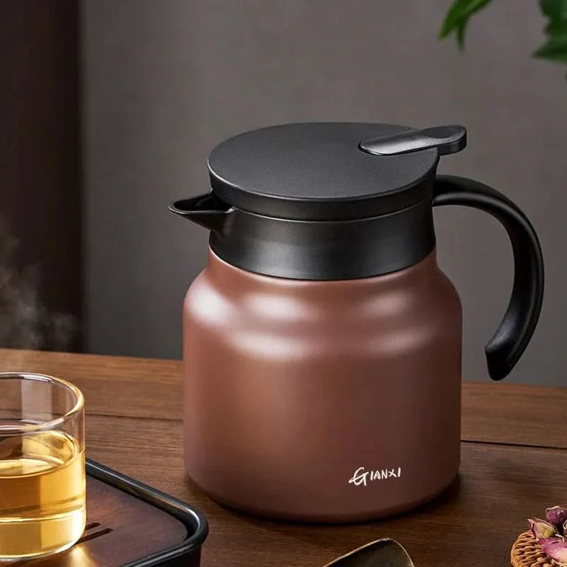 Insulated Teapot with Infuser – 800ml Stainless Steel – Twilight & Co